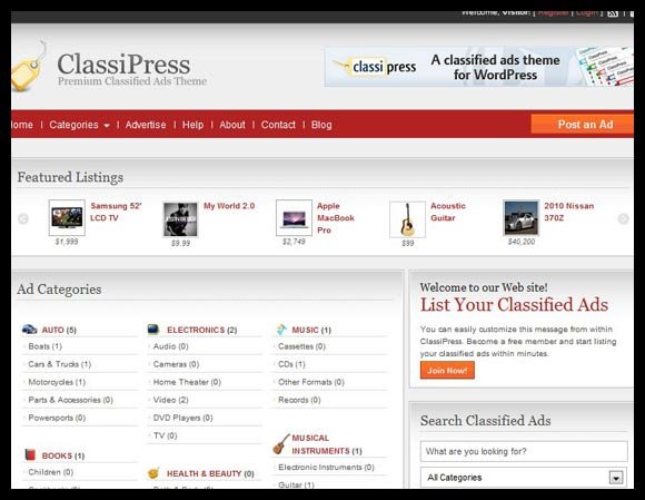 Giveaway Day5: Win Classipress Theme(x3) | AnimHuT