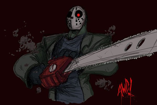 Horror Inspiration: Friday 13th Dark Illustrations