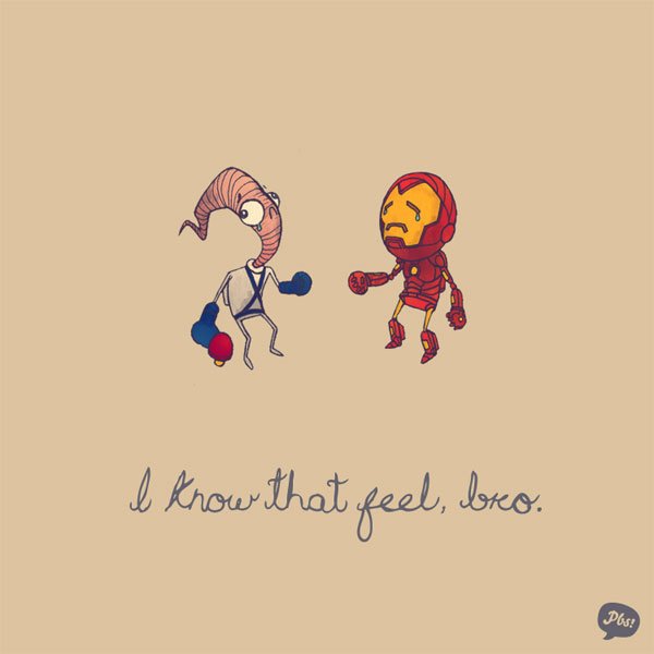 Inspiration: Epic Fist Bump of Super Heroes & their Problems