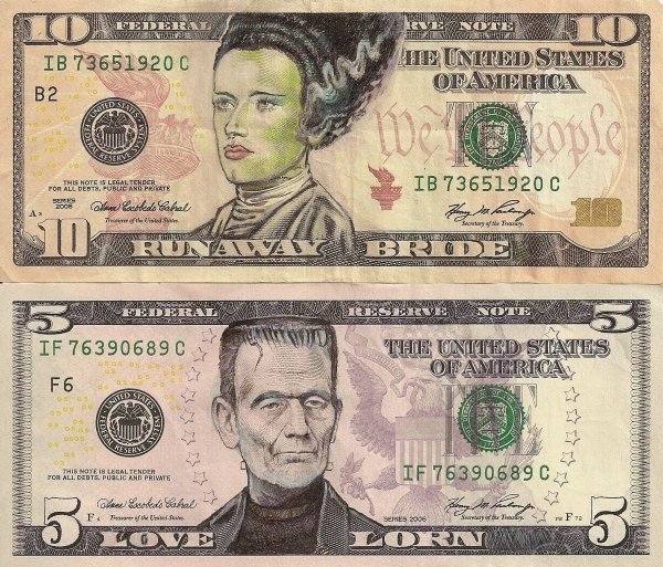60+ Famous People drawn in US Dollar - Creativity Vs Money