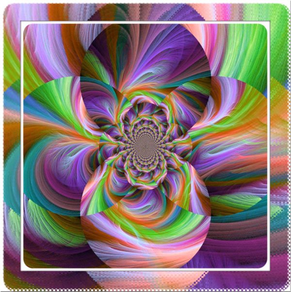 Colorful Kaleidoscope Abstract Design for Inspiration