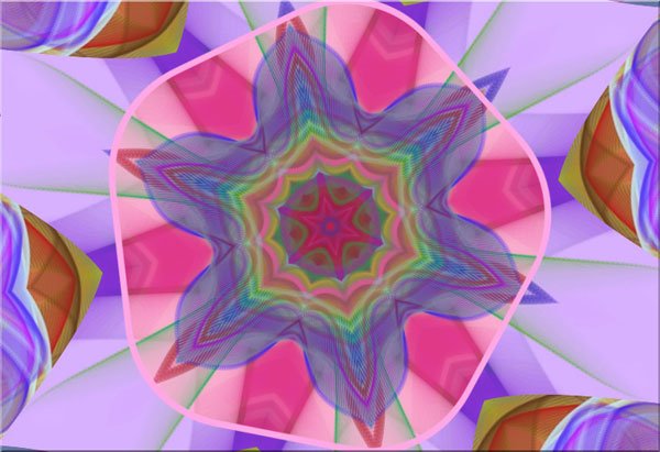Colorful Kaleidoscope Abstract Design for Inspiration