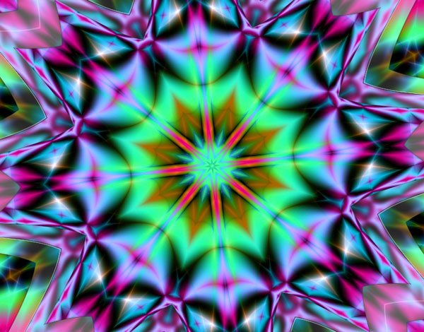 Colorful Kaleidoscope Abstract Design for Inspiration