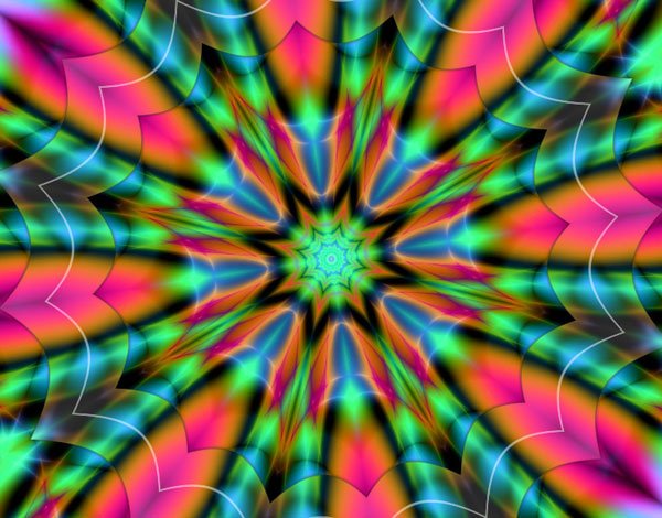 Colorful Kaleidoscope Abstract Design for Inspiration